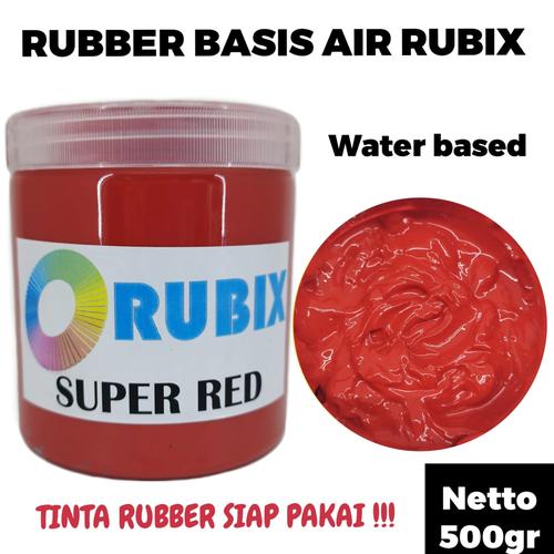 Promo CAT SABLON RUBBER GL PASTA CAT AKRILIK WARNA SUPER RED 500GR ...