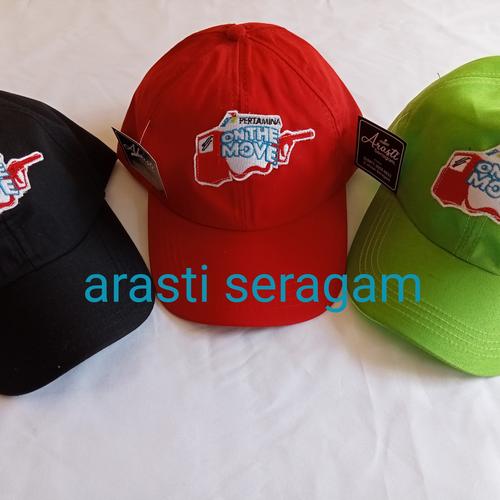 Jual Topi SPBU PERTAMINA Logo On The Move - Kab. Kudus - Arasti Seragam ...