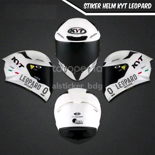 Jual Sticker helm fullface KYT leopard / sticker set helm half face kyt ...