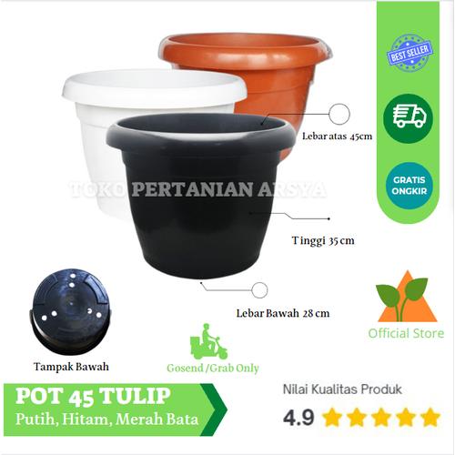 Jual Pot Tanaman 45 cm / Pot Bunga 45 cm / Pot Ukuran Besar - Kuping ...