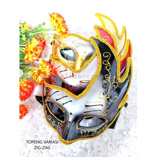 Jual Topeng varian zig-zag/Topeng Pesta Party/Topeng Pria/ Topeng ...
