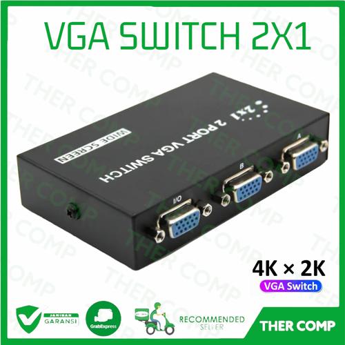 Jual VGA Switch 2 Port Gaintech Switcher - Jakarta Pusat - TheR Comp ...