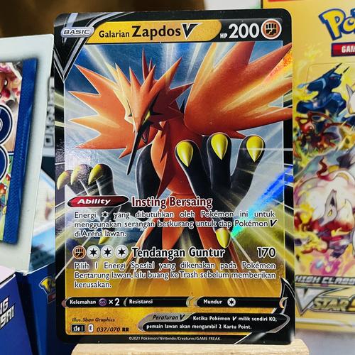 Jual Galarian zapdos V - Kartu pokemon indonesia tcg card - Kota ...