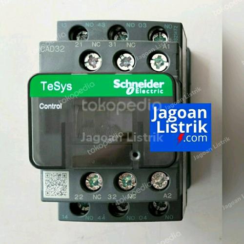 Jual Kontaktor Relay Kontrol CAD32FD Schneider CAD32 110V DC CAD32 FD ...