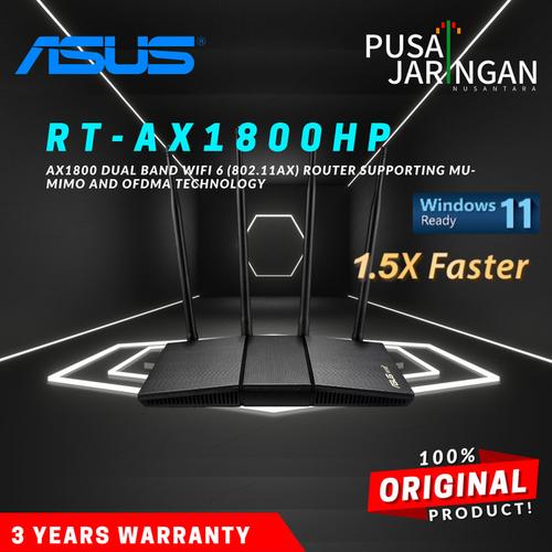 Jual ASUS RT-AX1800HP (2 pack) Router AX1800 Dual Band WiFi 6 802.11ax ...