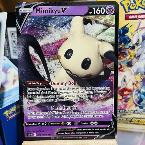 Jual Mimikyu V - Kartu pokemon indonesia tcg card - Kota Tangerang - Tokutoys | Tokopedia