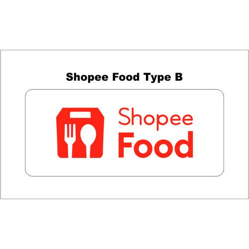 Jual Sticker GrabFood/GoFood Restoran atau Rumah Makan tahan air 16 x 7 ...