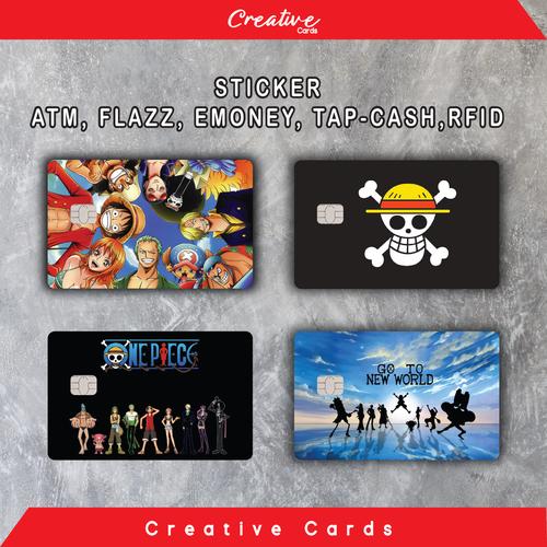 Jual Sticker Kartu Atm Skin Card Debit E-monay E-toll Flazz - Onepiece ...