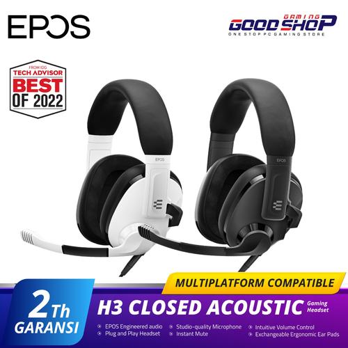 Jual EPOS H3 Closed Acoustic - Gaming Headset - Black - Jakarta Pusat - GamingGearIndo | Tokopedia