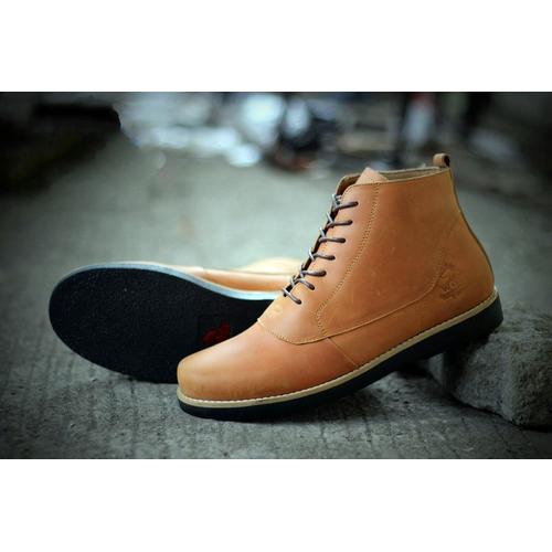 Jual Sepatu Boots Pria WOLF HAVANESE PULL UP LEATHER Kulit Asli ...