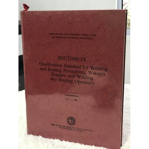 Jual Section IX Qualification Standard for welding and brazing ...