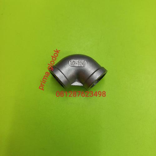 Jual Knee SS304 1/2"/elbow drat stainless 1/2"/elbow drat dalam 1/2inch - Jakarta Barat - PRIMA ...