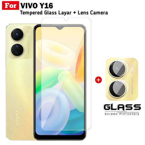 Jual Tempered Glass Vivo Y16 Layar Free Lens Camera Clear - Jakarta ...