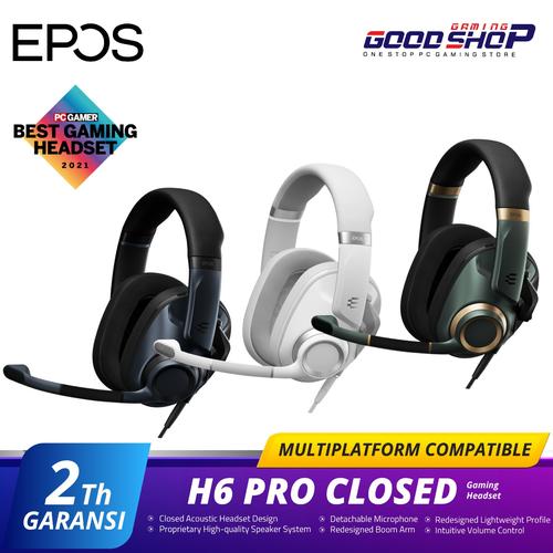 Jual EPOS H6 PRO CLOSED - Closed Acoustic Gaming Headset - Green ...