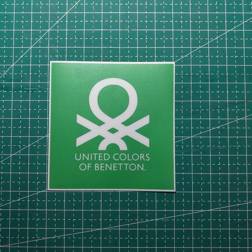 Jual Sticker Vintage Jadul United Colors of Benetton Hijau - Kota ...