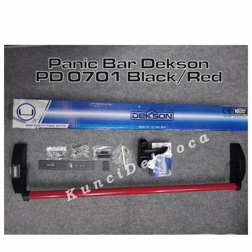 Jual Panic Bar Dekson PD 0701 Black / Red Handle Pintu Darurat Dekkson ...
