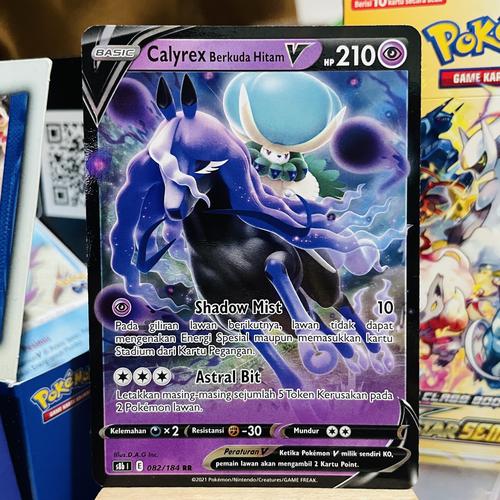 Jual Calyrex berkuda hitam V - Kartu pokemon indonesia tcg card - Kota ...