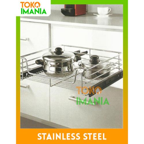 Jual Rak Tarik Panci Vitco Stainless Steel XC 24040 Dapur Piring Laci ...