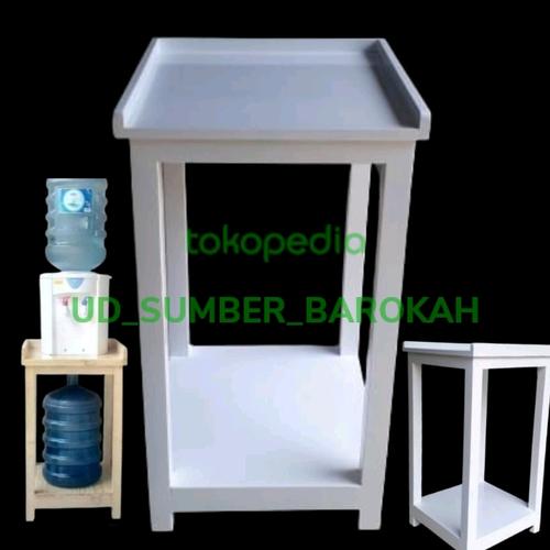 Jual meja dispenser (kayu jati belanda) - coklat/walnot - Jakarta Barat ...