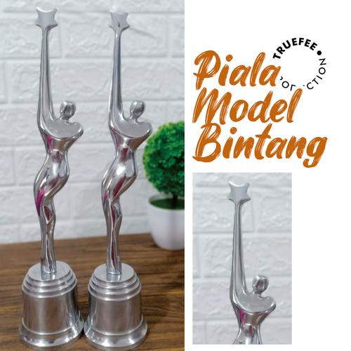 Jual PIALA LOGAM ALUMUNIUM MODEL BINTANG STAR ELEGAN UNIK ARTISTIK ...