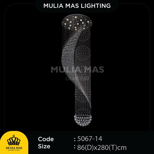 Jual Lampu Plafon Dekorasi Ruangan Model spiral circle combination 5067 ...