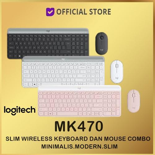 Promo Logitech MK470 Combo Keyboard dan Mouse Wireless Slim Mk 470 ...
