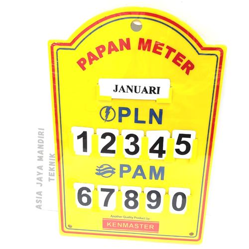 Jual PAPAN METERAN PLN PAM LISTRIK AIR METER KENMASTER - Orange - Kota ...