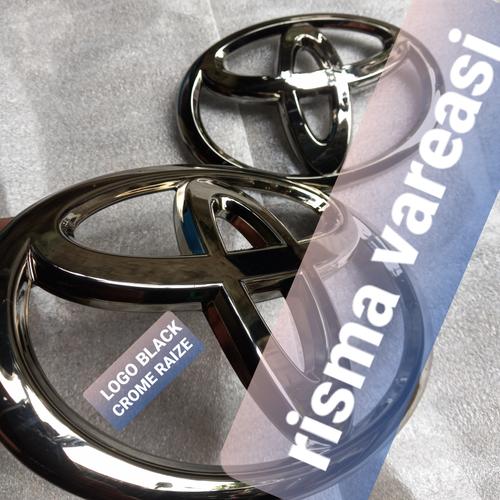 Jual EMBLEM EMBLEM LOGO/EMBLEM LAMBANG TOYOTA RAIZE BLACK CROME - Kota ...