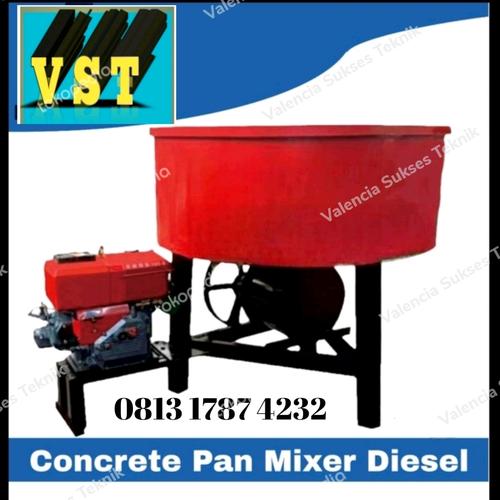 Jual Concrete Pan Mixer Diesel / Mixer Mesin Diesel Datar -JW400 ...