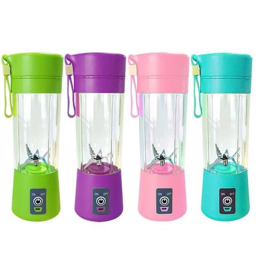Jual Blender Mini Botol Minum USB Portable 6 Mata pisau Blander buah ...