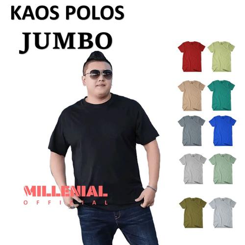 Jual KAOS POLOS BIGSIZE XXL XXXL XXXXL COTTON COMBED 24S - TURKISH MUDA ...