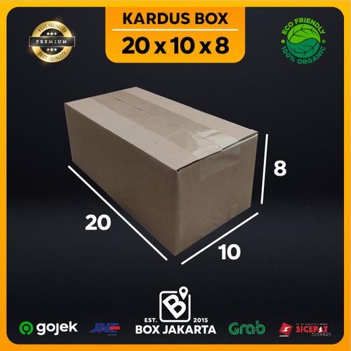 Jual KARDUS BOX uk 20x10x8 CM Kotak Packaging Corrugated SHEET POLOS ...
