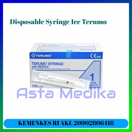 Jual Disposable Syringe 1cc With Needle 26G x 1/2" - Spuit 1ml Terumo ...