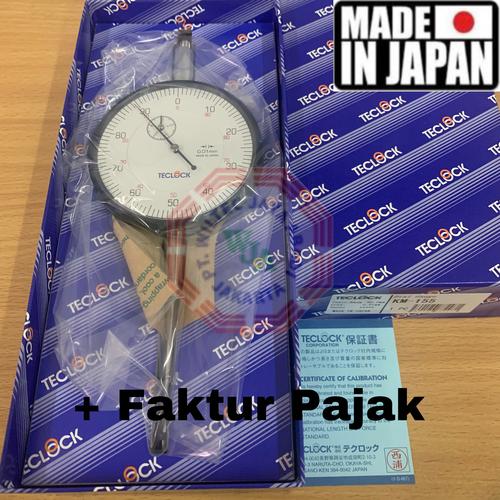 Jual TECLOCK - Dial Gauge / Indicator Long 0.01 mm type KM-155 / KM155 - Jakarta Barat - Wiltec ...