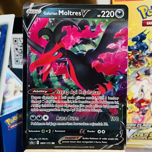 Jual Galarian moltres V - Kartu pokemon indonesia tcg card - Kota ...