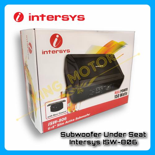 Jual Subwoofer Slim Kolong Jok Aktif Under Seat Intersys ISW-806 - Kota ...