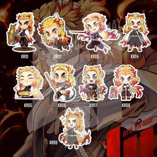 Jual Sticker Anime - Kimetsu No Yaiba - Kyōjurō Rengoku - KR01 - Kab ...