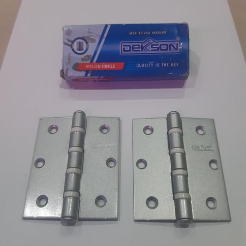 Jual Engsel Dekson 3"×2.5"×2 mm 4NR Engsel Dekson 3 Inch Nylon - SILVER ...