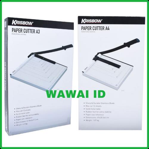Jual Krisbow Alat Potong Kertas A3 A4/ Paper Trimmer A3 A4 Pemotong ...