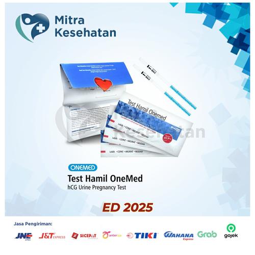 Jual Tes Kehamilan Testpack OneMed Tespek One Med hCG Urine Pregnancy ...