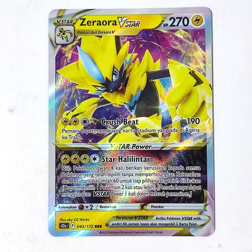 Jual Zeraora VSTAR RRR 042/172 S12a - Kartu Pokemon Indonesia - Jakarta ...