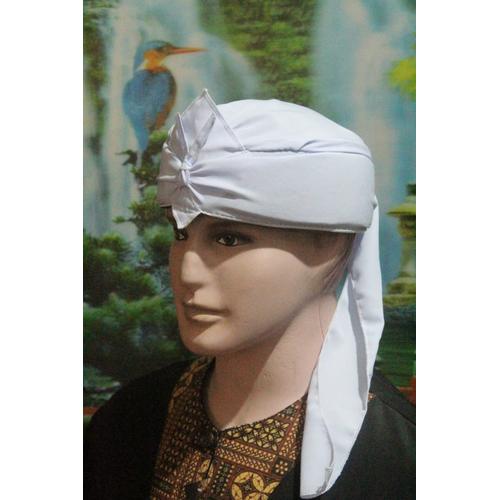 Jual blankon iket sunda jawa atas tutup uk anak & dewasa batik (putih ...