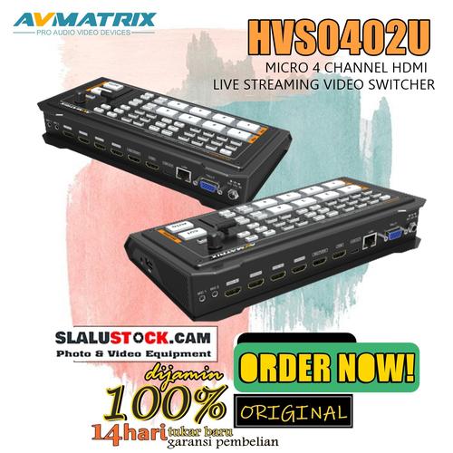 Jual AVMATRIX HVS0402U MICRO 4 CHANNEL HDMI LIVE STREAMING VIDEO ...