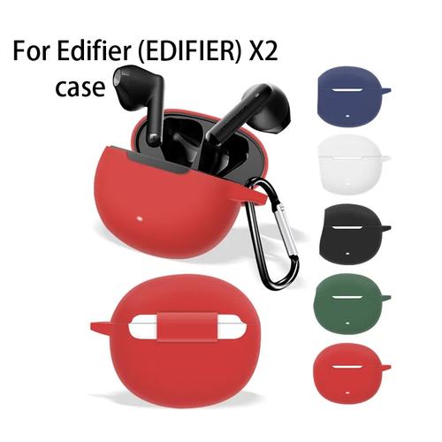 Jual Case Casing Cover Silicone Protective Edifier Tws X2 + Carabiner - Hitam - Kota Tangerang ...