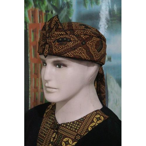 Jual blankon iket sunda jawa atas tutup batik ukuran dewasa & anak ...