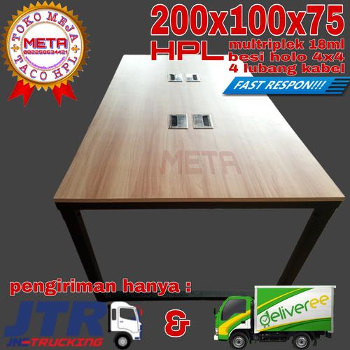 Jual meja meeting lipat murah 200x100 hpl - Kota Tangerang Selatan ...