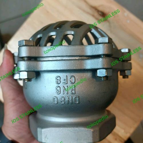 Jual Foot Valve Drat 4" Inch Stainless SS304 - Foot Valve SS304 DN100 ...