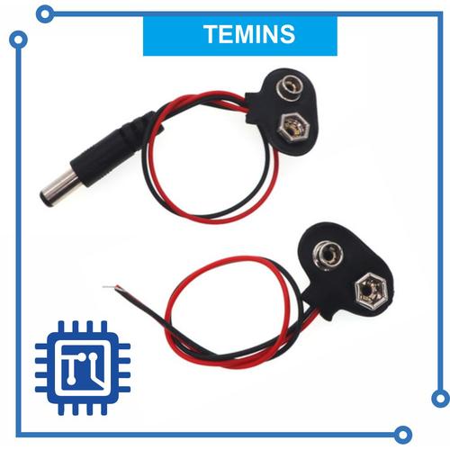 Jual Kancing Baterai 9V konektor Baterai 9 Volt Socket Tutup - Konektor ...