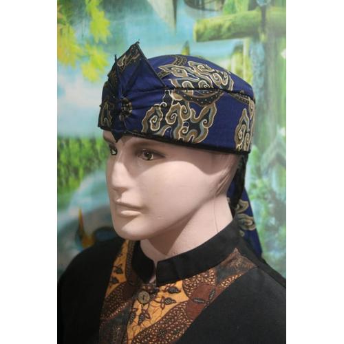 Jual blankon iket sunda jawa atas tutup batik ukuran dewasa & anak ...