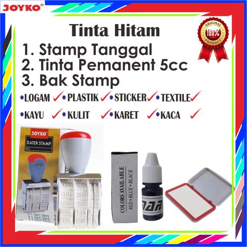 Jual STEMPEL TANGGAL JOYKO TINTA PEMANEN MERK MARK PLASTIK STICKER ...